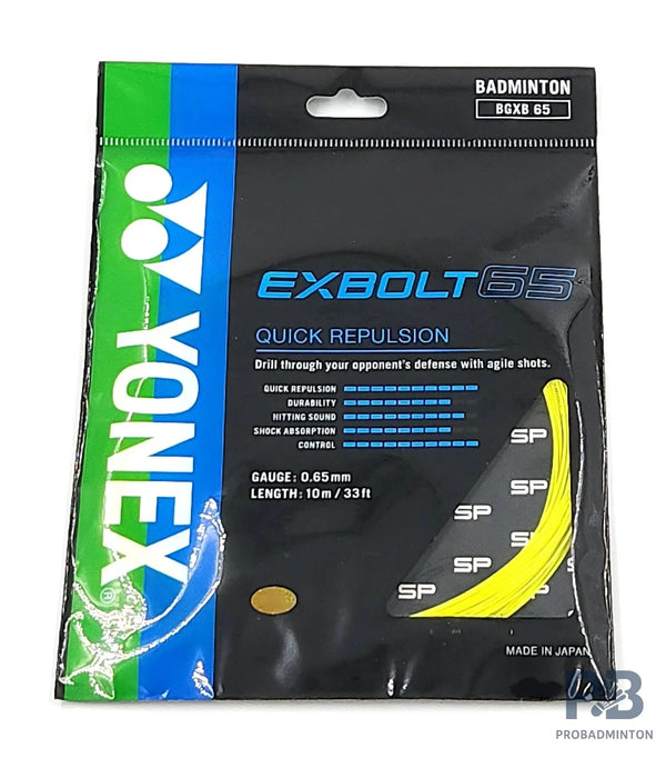 Yonex BG Exbolt 65 – Accelerated Shot & Instant Control - Probadminton