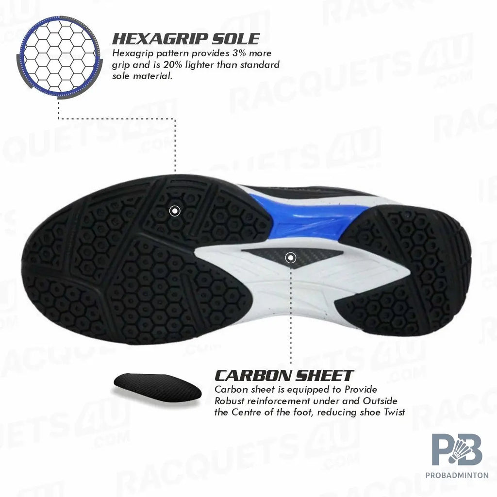 YONEX Tokyo Ultima Mens Badminton Shoes (WHITE/BLACK/ULTRAMARINE ...