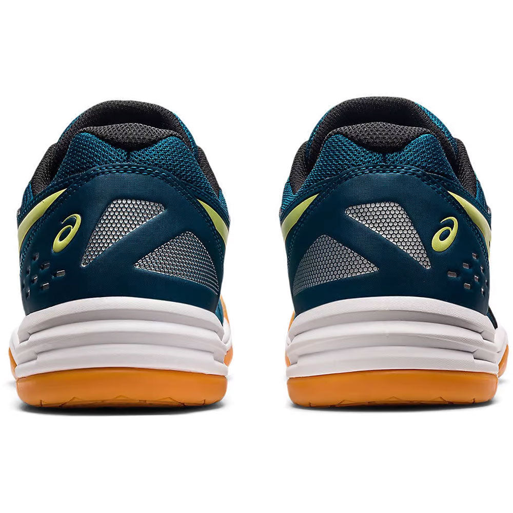 ASICS UPCOURT 4 Indoor Court Shoes ( Deep Sea Teal & Glow Yellow) - Probadminton